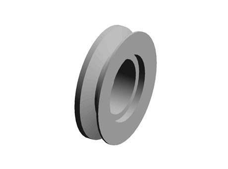 SKF - Free CAD models - Classical V-belt pulleys A QD bushed - TraceParts