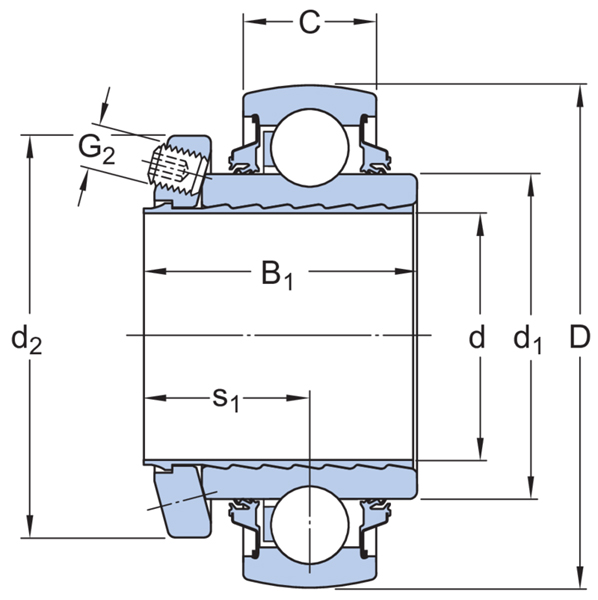 SKF - Free CAD models - Insert bearings - TraceParts