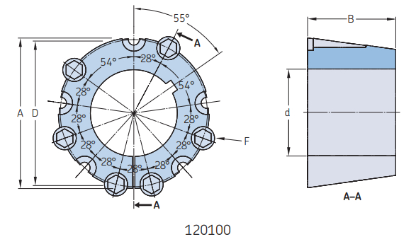 SKF - Free CAD models - Taper Bushing - TraceParts
