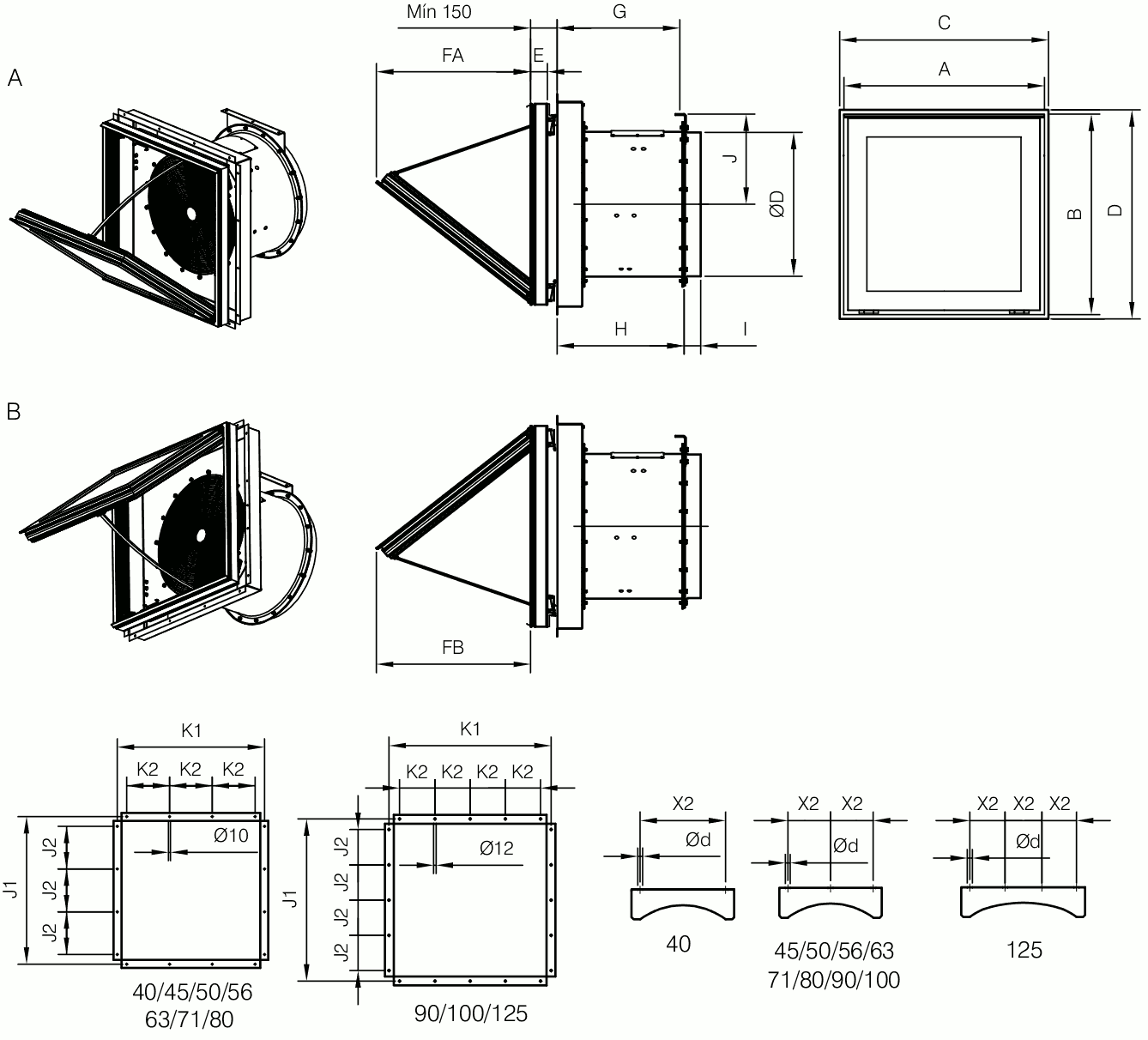 SODECA - Free CAD models - THT_WALL - Dynamic wall mounted extractor ...