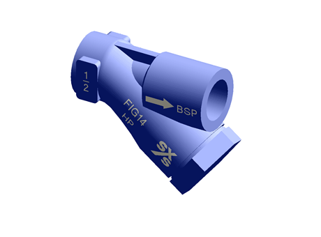 Spirax Sarco - Free CAD models - FIG14HP Strainer - TraceParts
