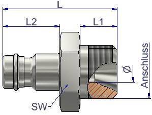 STEINCONNECTOR GmbH - Free CAD models - Safety interlock coupling Serie ...