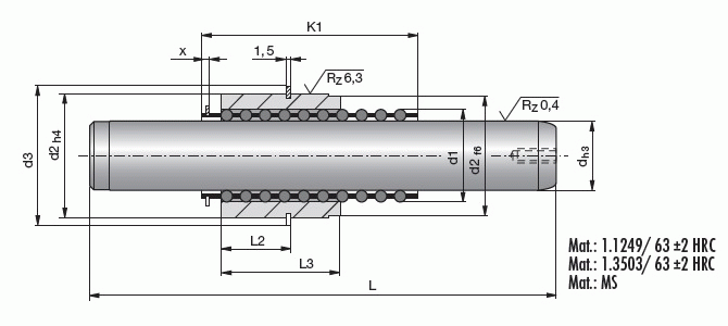 STRACK NORMALIEN - Free CAD models - Z4147 Ball guide unit - TraceParts