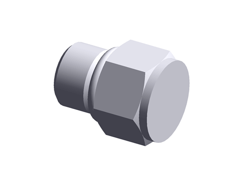 Swagelok Company - Free CAD models - Hex Head Plug - SS-4-PST - TraceParts