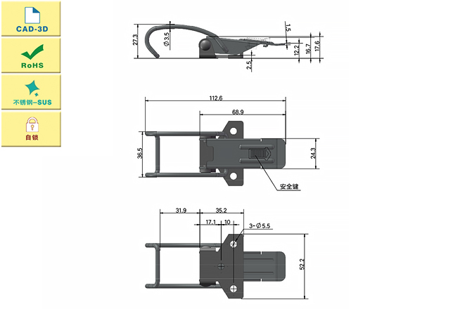 TANJA INDUSTRIAL (SHANDONG) CO.,LTD - Free CAD models - A151-2 Damping ...