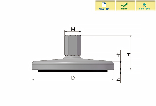TANJA INDUSTRIAL (SHANDONG) CO.,LTD - Free CAD models - Leveling Feet ...
