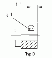 T.E.A. - Free CAD models - Coupling (anti-backlash), with bore H7, single slotted version with 1 ...