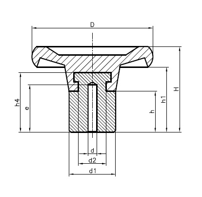 TECNODIN - Free CAD models - 1132S - SOLID S Handwheel with smooth hole ...