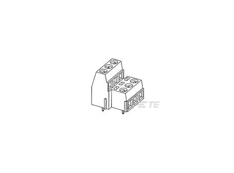 TE Connectivity - Free CAD models - Terminal Block Headers ...