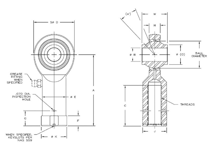 The Timken Company - Free CAD models - Aurora Bearing HXAW-E-10 & HXAG ...
