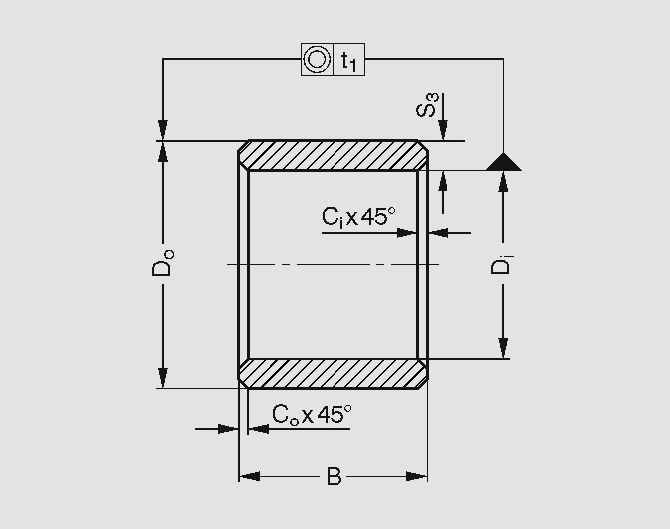 The Timken Company - Free CAD models - GGB Sintered bronze bushes ...