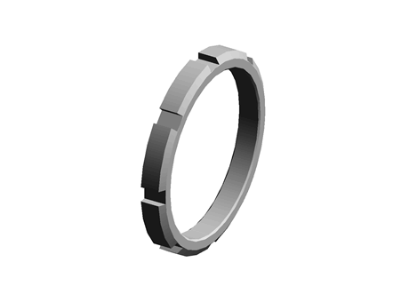 DIN 981 - Modelos CAD gratuitos - Locknuts HM - TraceParts