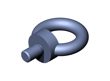 BS 4278 - Free CAD models - Lifting eye bolt - TraceParts