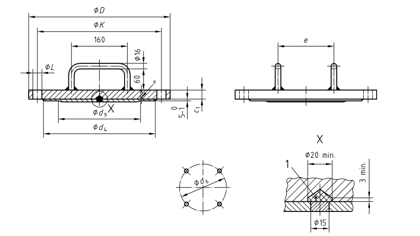 DIN 28122 - Free CAD models - Blank flanges with stainless steel facing ...
