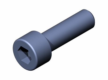 UNI 5931 - Free CAD models - Hexagon socket head screw - TraceParts