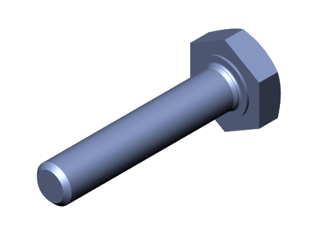 DIN EN 24017 - Archivos CAD gratuitos - Tornillos de cabeza hexagonal ...
