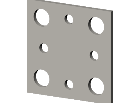 NAAMS ACS - Free CAD models - Spacer for 60 x 6 and 70 x 70 mounting ...