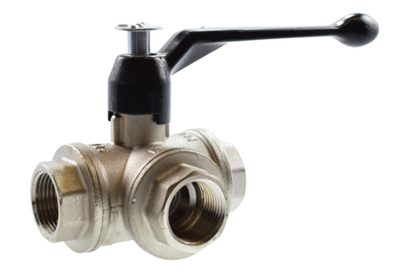 3-way valves: 3D models - SOLIDWORKS, Inventor, CATIA V5, AutoCAD, STEP ...