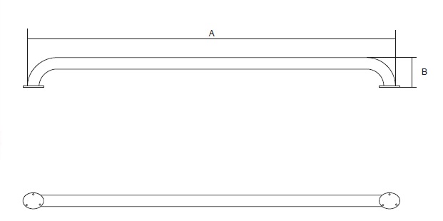 TR INOX - Free CAD models - Handles with three holes bases : made from ...