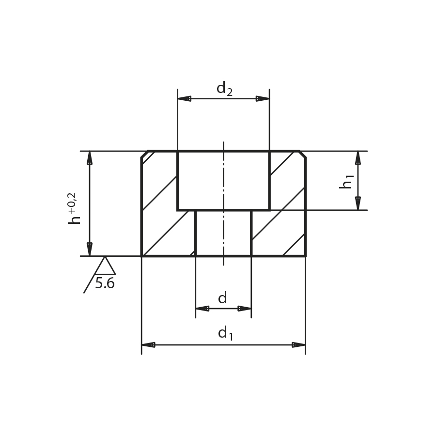 UTILNORM, S.L - Archivos CAD gratuitos - ULM 2090 Pie Cilíndrico ...
