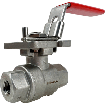 Valworx - 무료 CAD 모델 - Stainless Ball Valve Direct Mount 1/4" - TraceParts