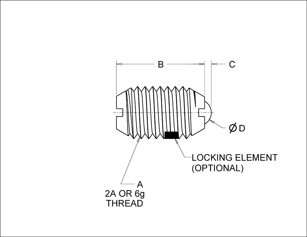 Vlier Products - Free CAD models - Nylon Ball Plungers - Stainless ...