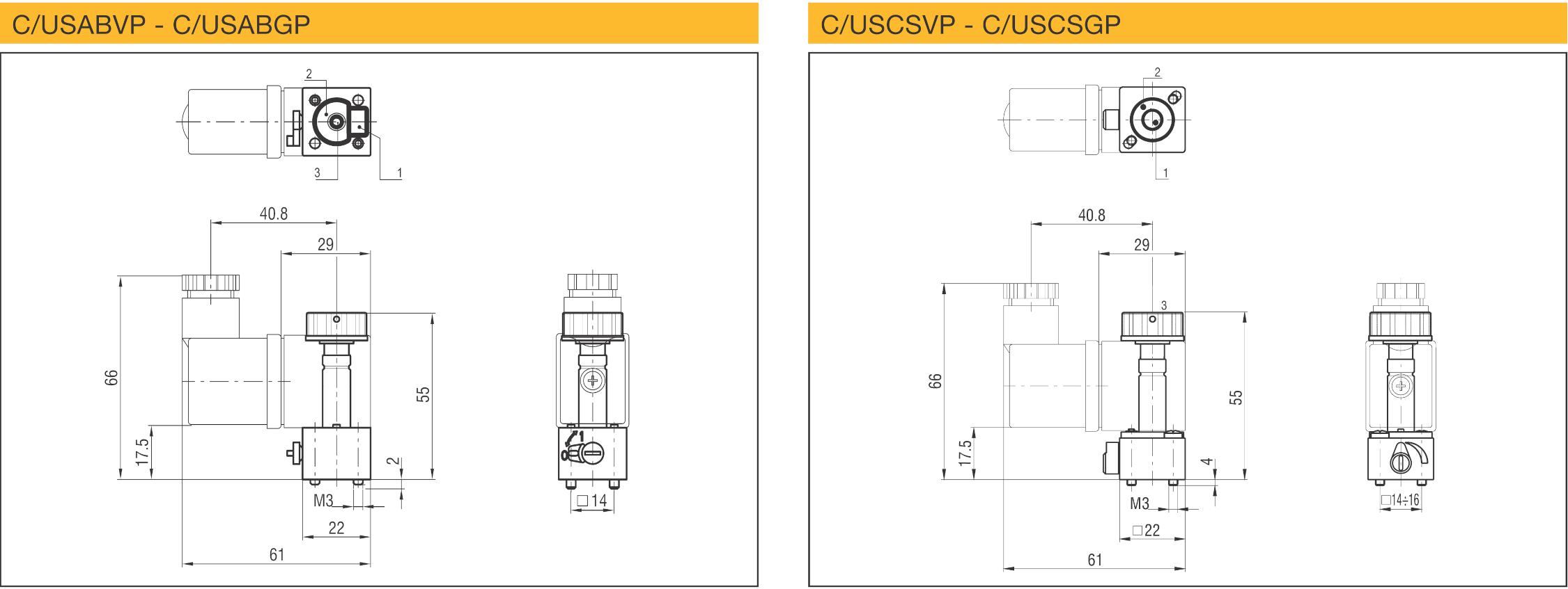 WAIRCOM - Free CAD models - Direct acting solenoid valves - 22 mm size ...
