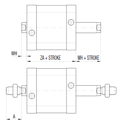 WAIRCOM - Free CAD models - Compact cylinders to ISO 21287 standard ...