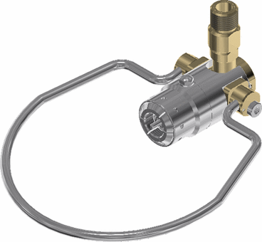 WEH Precision Connectors - 無料のCADモデル - Connector TW57 for filling gas ...