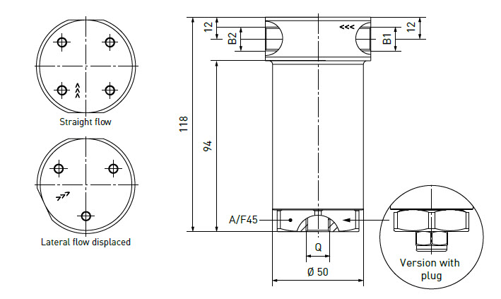 WEH Precision Connectors - Free CAD models - Coalescing Filter TSF2 CNG ...