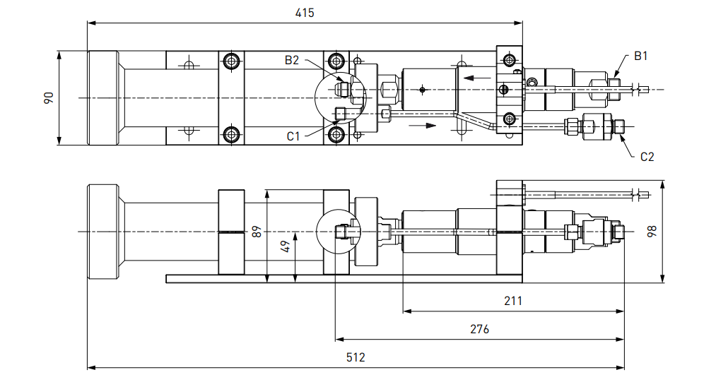 WEH Precision Connectors - Free CAD models - Breakaway Coupling TSA1 H₂ ...