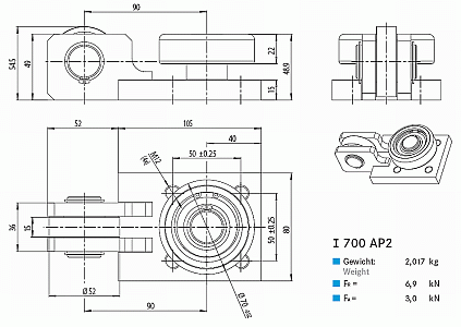 WINKEL - Free CAD models - Stainless steel combined bearing - TraceParts