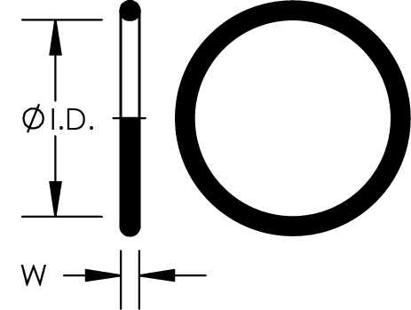 World Wide Fittings - Free CAD models - 90 Durometer Buna O Ring ...