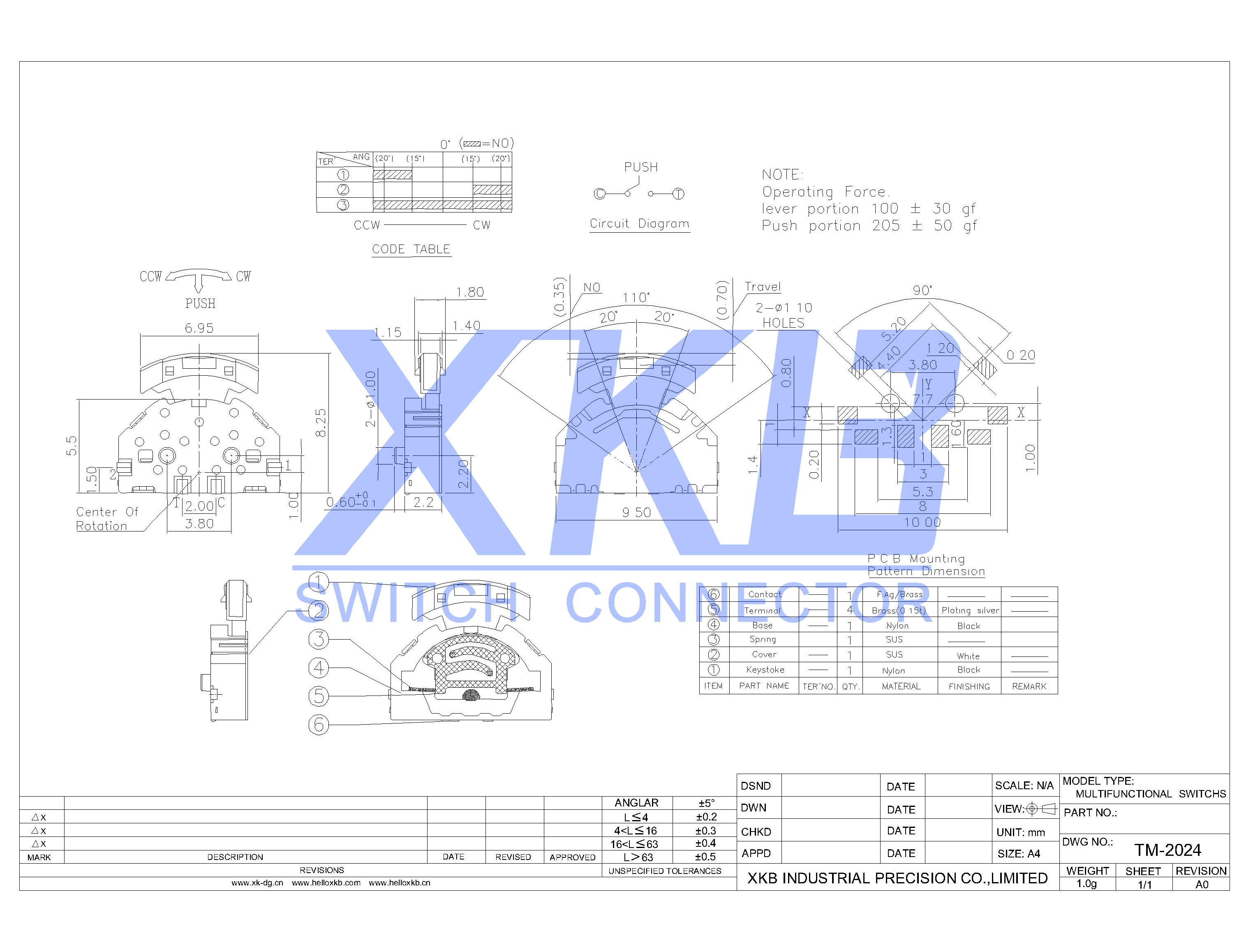XKB Connectivity - Free CAD models - Multi-Function SwitchTM-2024 ...