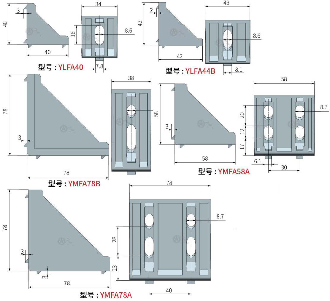 YA-VA Intelligent Systems Co., Ltd. - Free CAD models - Angle Bracket ...