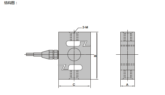 YUYAO CELLS Sensor Co.,Ltd. - Free CAD models - CS-27 Type Load Cell ...
